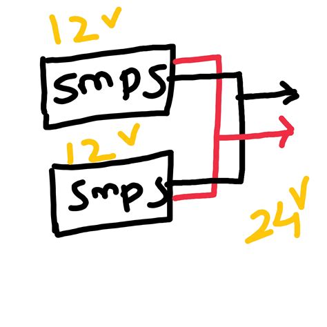 I Have A 2 X 12v 12a Smps Can I Connect It Parallel Will It Make 12v