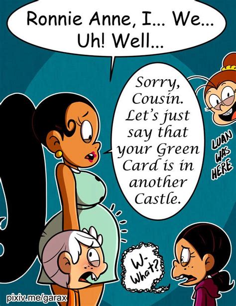Ronnie Annes Green Card By Garabatoz Loud House Characters Loud House Rule 34 Naughty Humor