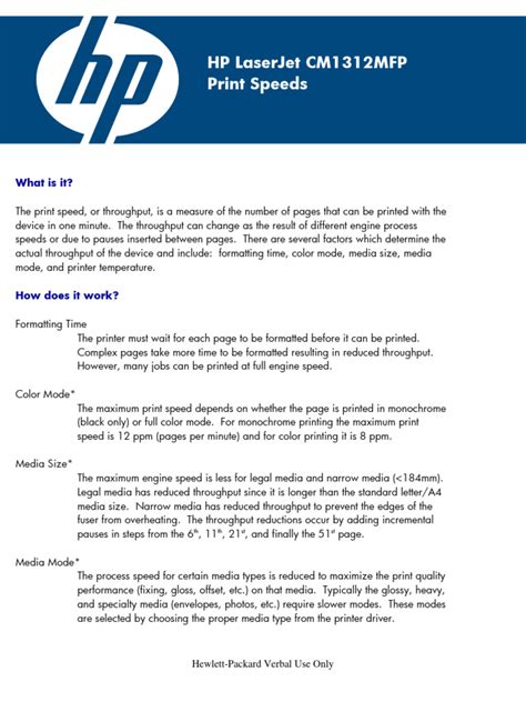 Cm1312series Notable Printspeed Verbal Use Pdf Printer Computing Computer Engineering