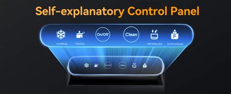 Thereye Countertop Nugget Ice Maker Front Loading Pebble