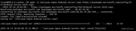 Linux或者centos环境下安装sql Servercentos安装sqlserver Csdn博客