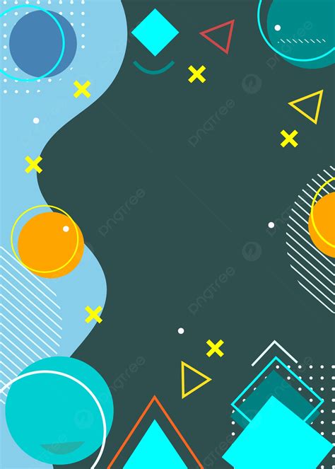 Memphis Geometry Shape Background For Cover Or Flyer Wallpaper Image For Free Download Pngtree