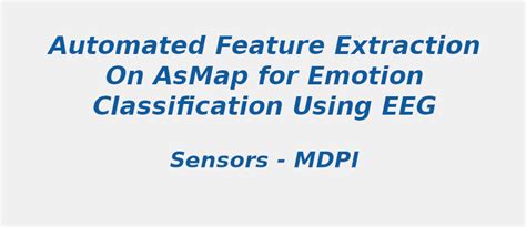 Phd And Master Research Topic In Automated Feature Extraction On Asmap