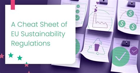 A Cheat Sheet Of Eu Sustainability Regulations Findings