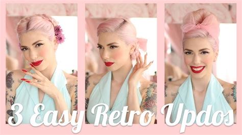 Cute Easy Vintage Hairstyles