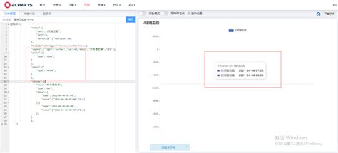 当yaxis的type为time类型，xaxis的type类型为value时，横向柱状图生成失败 · issue 15394