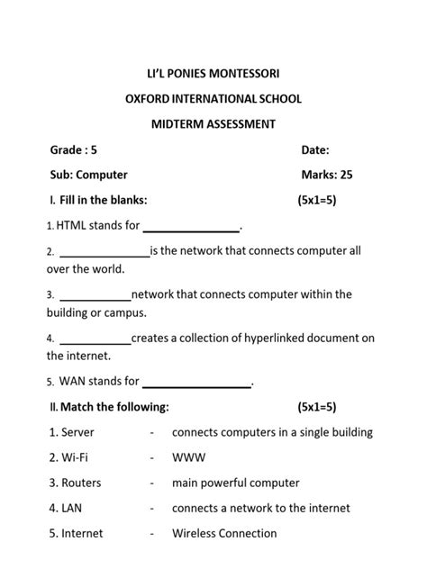 Grade 5 Computer Pdf