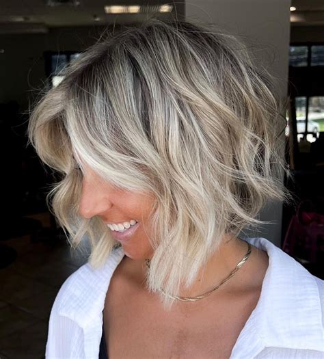 Layered Angled Bob Hairstyles
