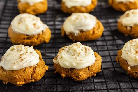 3‑ingredient Pumpkin Cake Mix Cookie With Cream Cheese Swirl Home