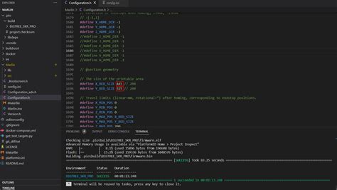 firmware configuration maximum workspace limits troubleshooting