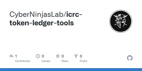 Github Cyberninjaslabicrc Token Ledger Tools