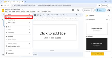 Google Slides How To Change The Size Of Your Presentation Slides