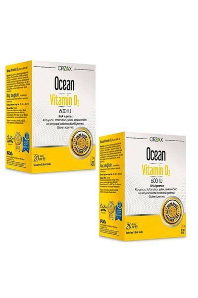Ocean D Vitamin D 600 Iu Supplement Prices And Styles Trendyol