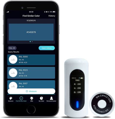 Color Sensor Colorimeter I Supporting Stand Alone And App Rgb I Hex Va Meubon