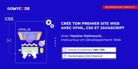 Workshop Crée Ta Première Application Avec Reactjs Gomycode Sidi