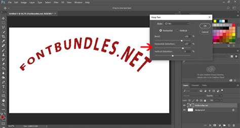 How To Warp Text In Photoshop Design Bundles