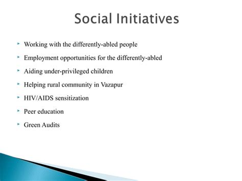Tcs Corporate Social Responsibility Csr Ppt