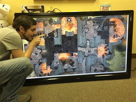 interactive dandd table in the works [oc] r dnd