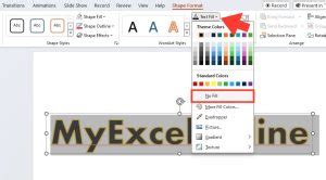 How To Outline Text In PowerPoint Step By Step Guide MyExcelOnline