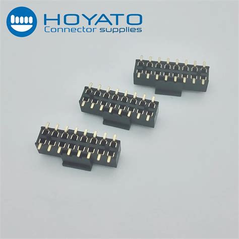 16 Pin Female Connector Box Header Connector 20mm Pitch Double Row Smt Pin Header Connector