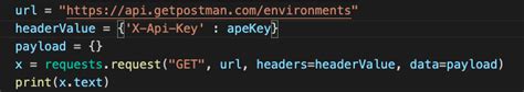 Grabbing Data From Postman Environments Api Endpoint Help Postman