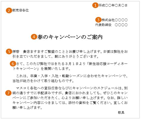 キャンペーン・セールの案内状の書き方｜文例・テンプレートつき