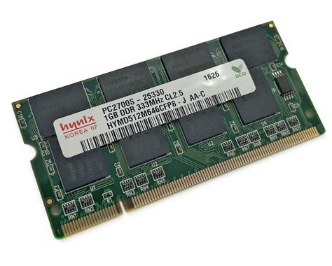 Модуль оперативной памяти Hynix DDR Gb Mhz PC So Dimm x ГБ HYMD M CFP J
