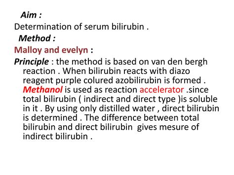 Bilirubin Estimation Ppt