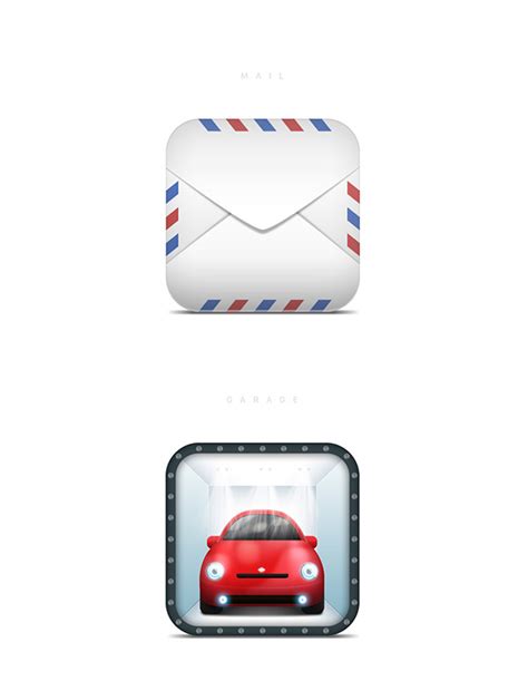 Skeuomorphic Ios Icons Behance