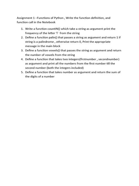 Function Assignment1 Pdf