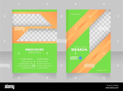 Money And Banking Courses Blank Brochure Design Stock Vector Image