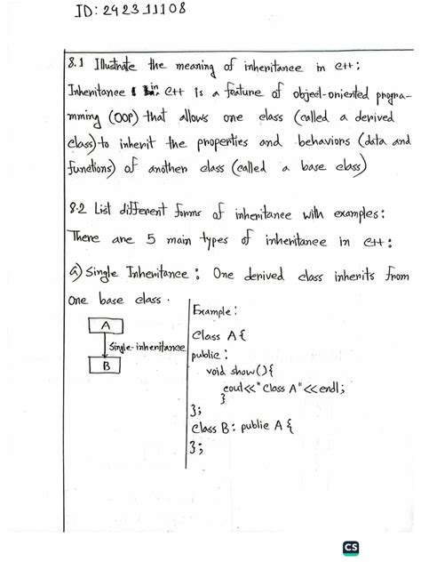 Cse Assignment Theory Pdf