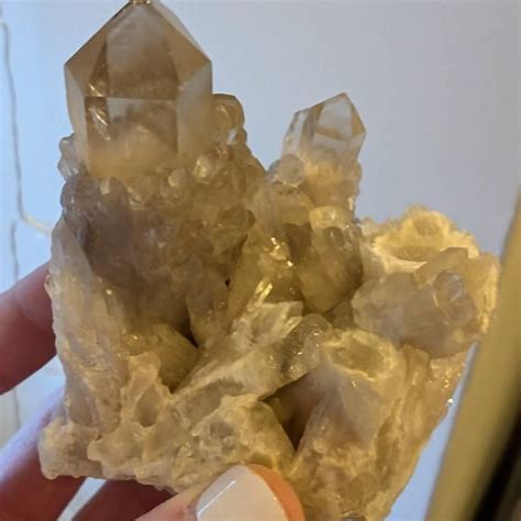 Pyramidal And Hexagonal Flower Like Prophecy Stone 50g Crystal Mineral Natures Collectors