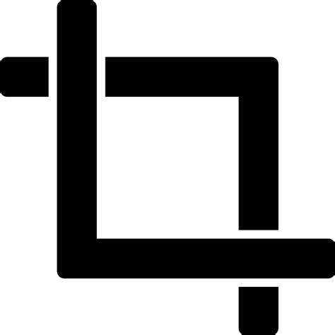 Crop Tool Vector Svg Icon Svg Repo