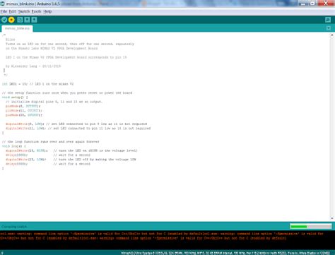 the answer is 42 arduino soft processor on the mimas v2 fpga development board windows