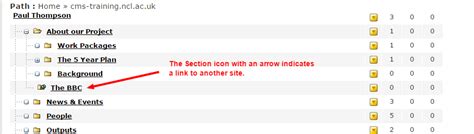 Linking A Tab To Another Section Or Website Research And Conference Websites Using The T CMS
