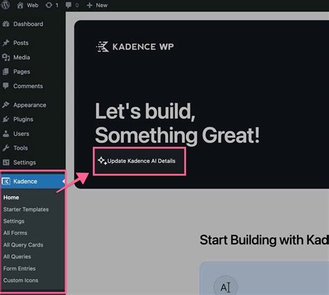 Kadence Ai Powered Design Library Kadence Wp Documentation