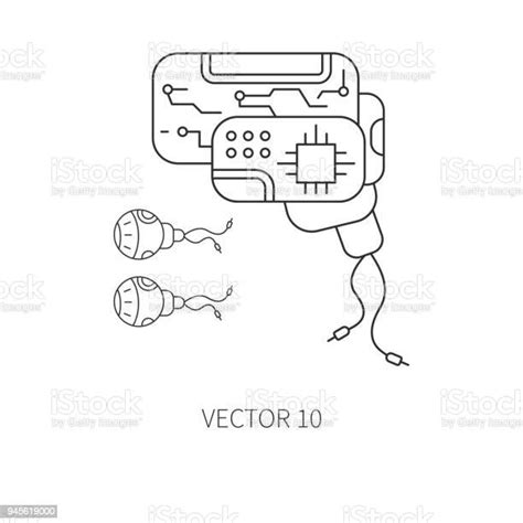 소 뇌 및 눈 족 선 아이콘입니다 바이오 닉 족 오르간입니다 생명 공학 미래 의학입니다 미래 기술입니다 의료 인공 기계 로봇 이식 기호와 기호 이식입니다 개념에 대한 스톡