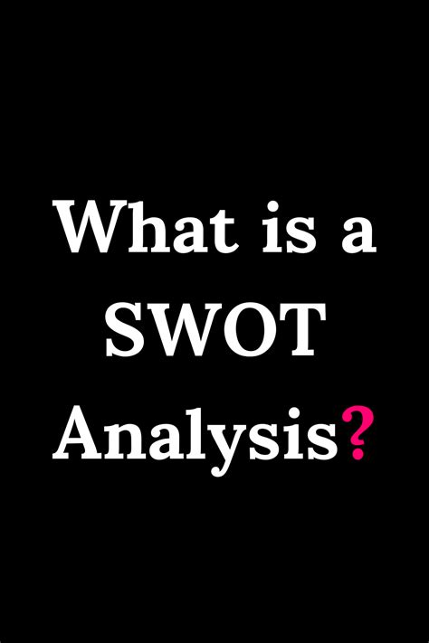 Swot Analysis Explained Free Template