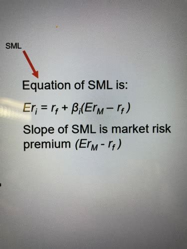 Capital Asset Pricing Model Flashcards Quizlet
