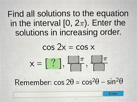 [answered] Find All Solutions To The Equation In The Interval 0 27 Kunduz