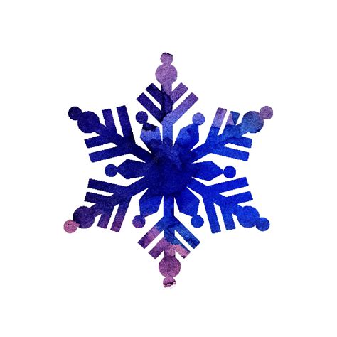 Purple Snowflake Clipart Teal And Purple Snowflake Png Image 3402694