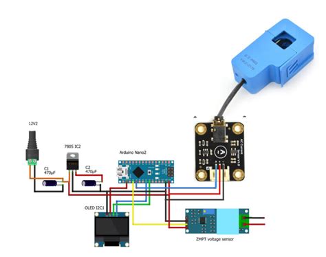 Arduino Home Energy Monitor Using Ct Clamp Current Sensor And Zmpt101b Ac Voltage Sensor