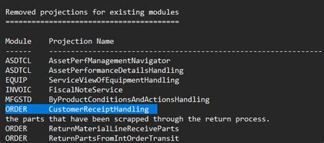 Projections Missing In 23r1 From 22r2 Ifs Community