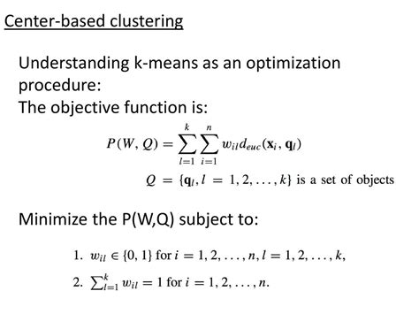 clustering 3 center based algorithms fuzzy k means ppt download