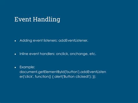 Domandjseventspresentationsimpleandshortpptx