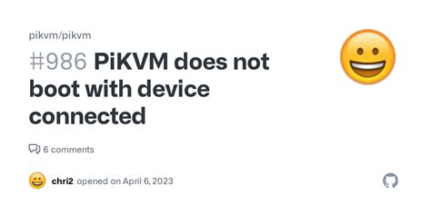 PiKVM Does Not Boot With Device Connected Issue Pikvm Pikvm GitHub