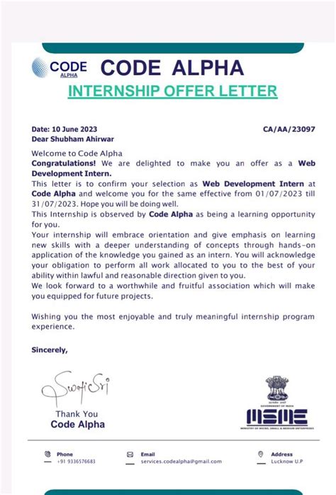 Shubham Ahirwar On Linkedin Code Codealpha Internship