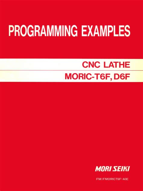 Cnc Turning Program Examples Pdf Cnc Turning News