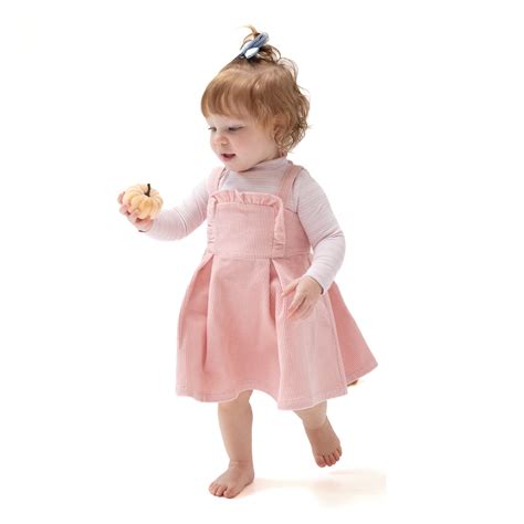 Veiled Pink Ruffle Jumper With Diaper Cover Angel Dear